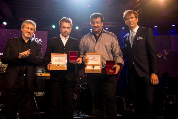 Omega Gifts Special Speedmaster Models to Science Award Winners Neil ...