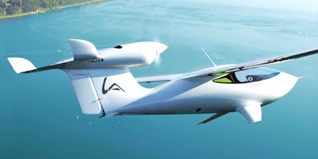 This Amphibious Single Engine Two-Seater Alights On Land, Sea...