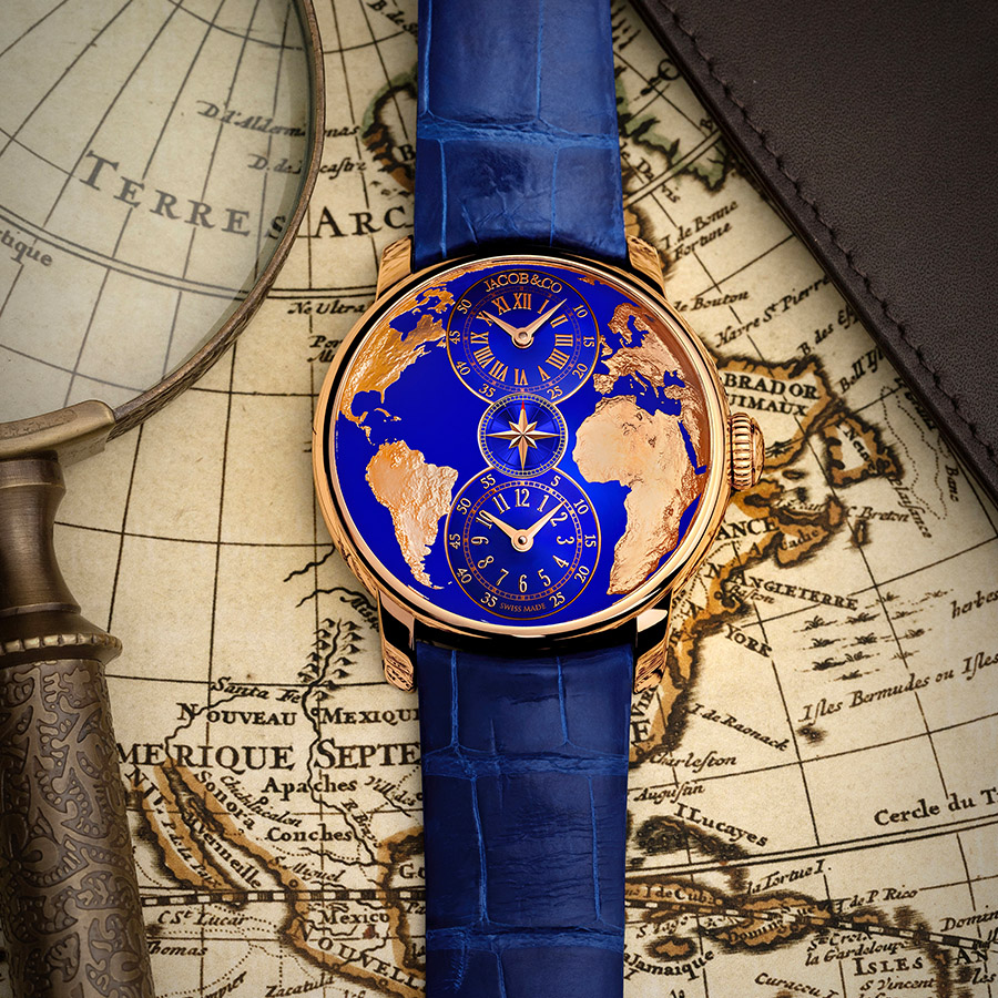 Jacob & Co.'s The "The World Is Yours Dual Time Zone" Transcends Time